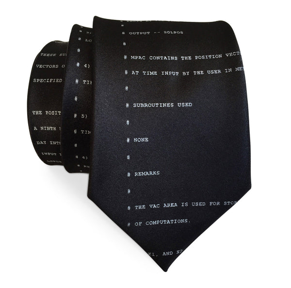 Apollo 11 Source Code Necktie