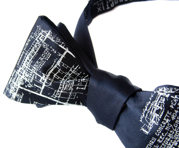 Blueprint Bow Tie, Cass Tech Detroit – Cyberoptix TieLab