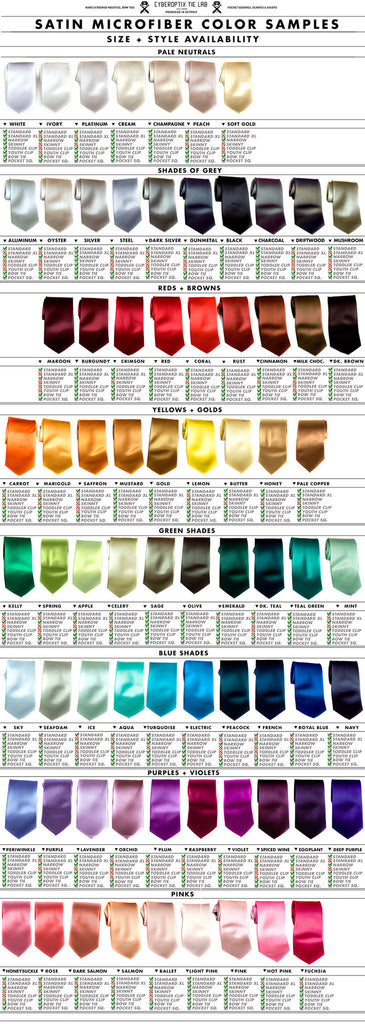 oyster colour chart