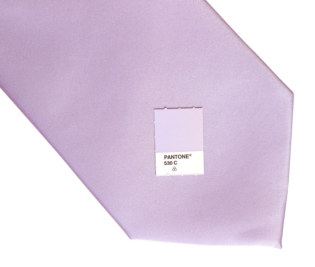 solid light purple tie