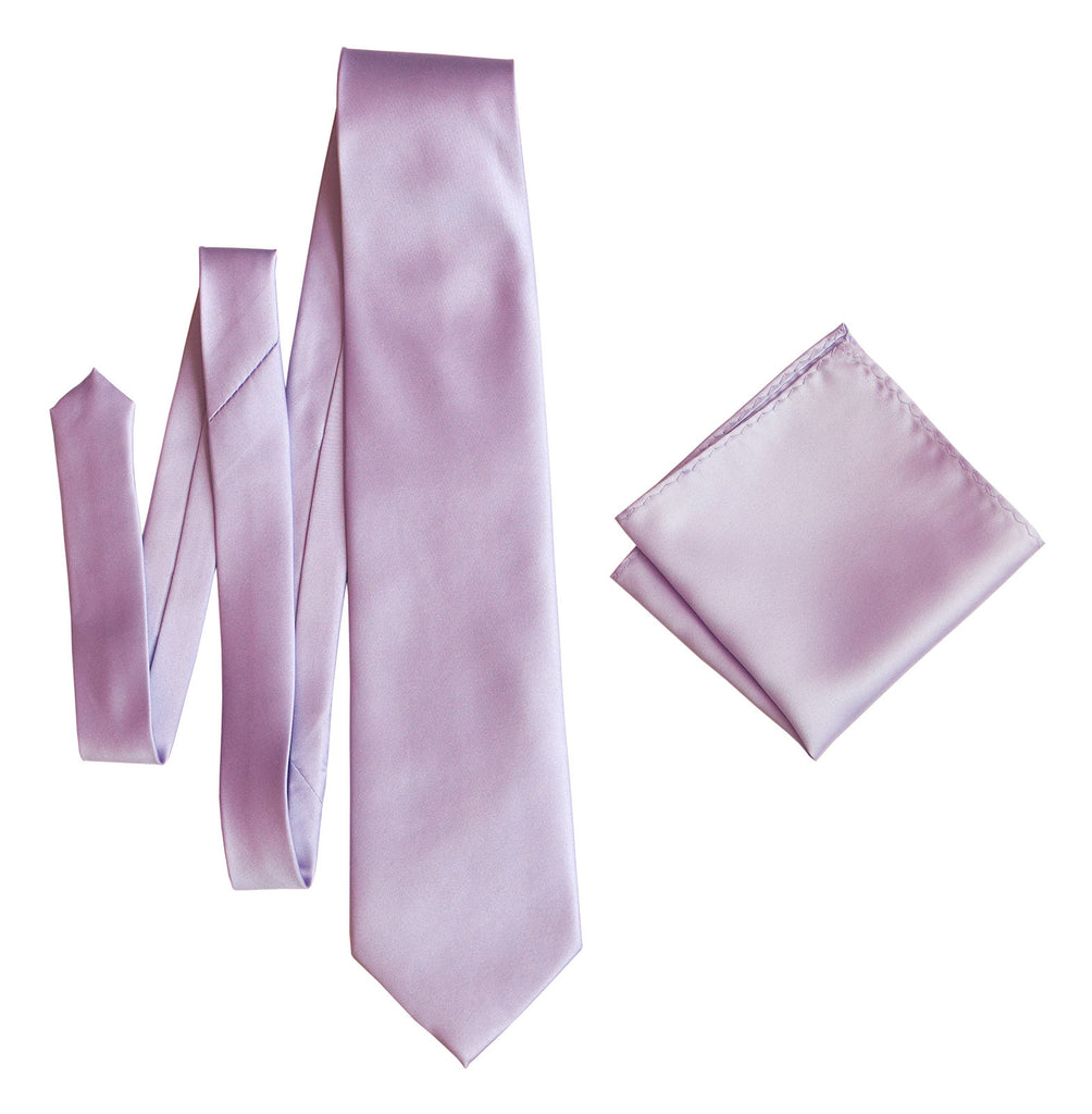 solid light purple tie