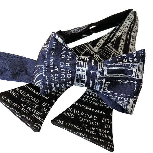 MCS Blueprint Bow Tie, Detroit Train Station Tie